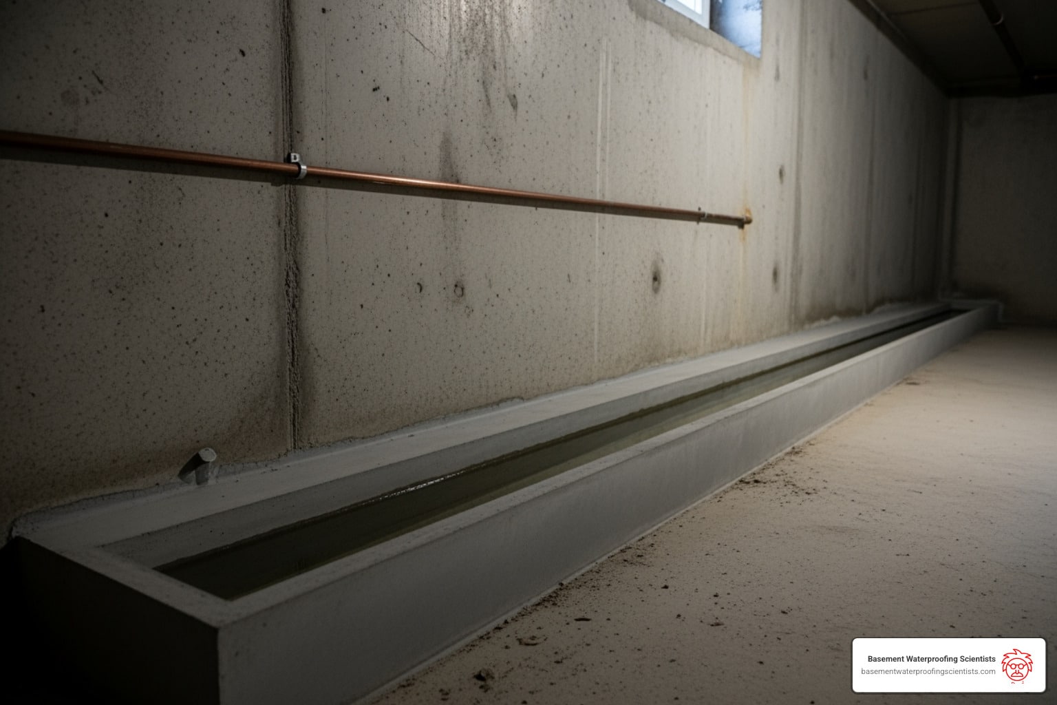 Basement Water Channel: Master Dry in 30 Days