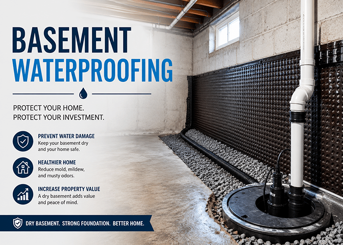 Basement Waterproofing in Philadelphia | Stop Water Damage