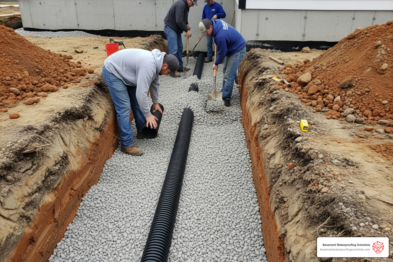 Installing Drain Tile Around House: 5 Steps to Perfection